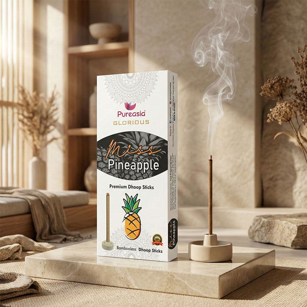 Miss Pineapple Dry Dhoop (9 Sticks) – Pure Fragasia